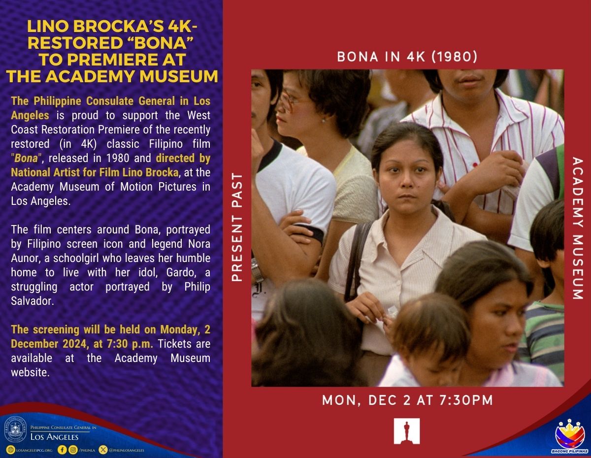 The Philippine Consulate General in Los Angeles invites the Filipino ...