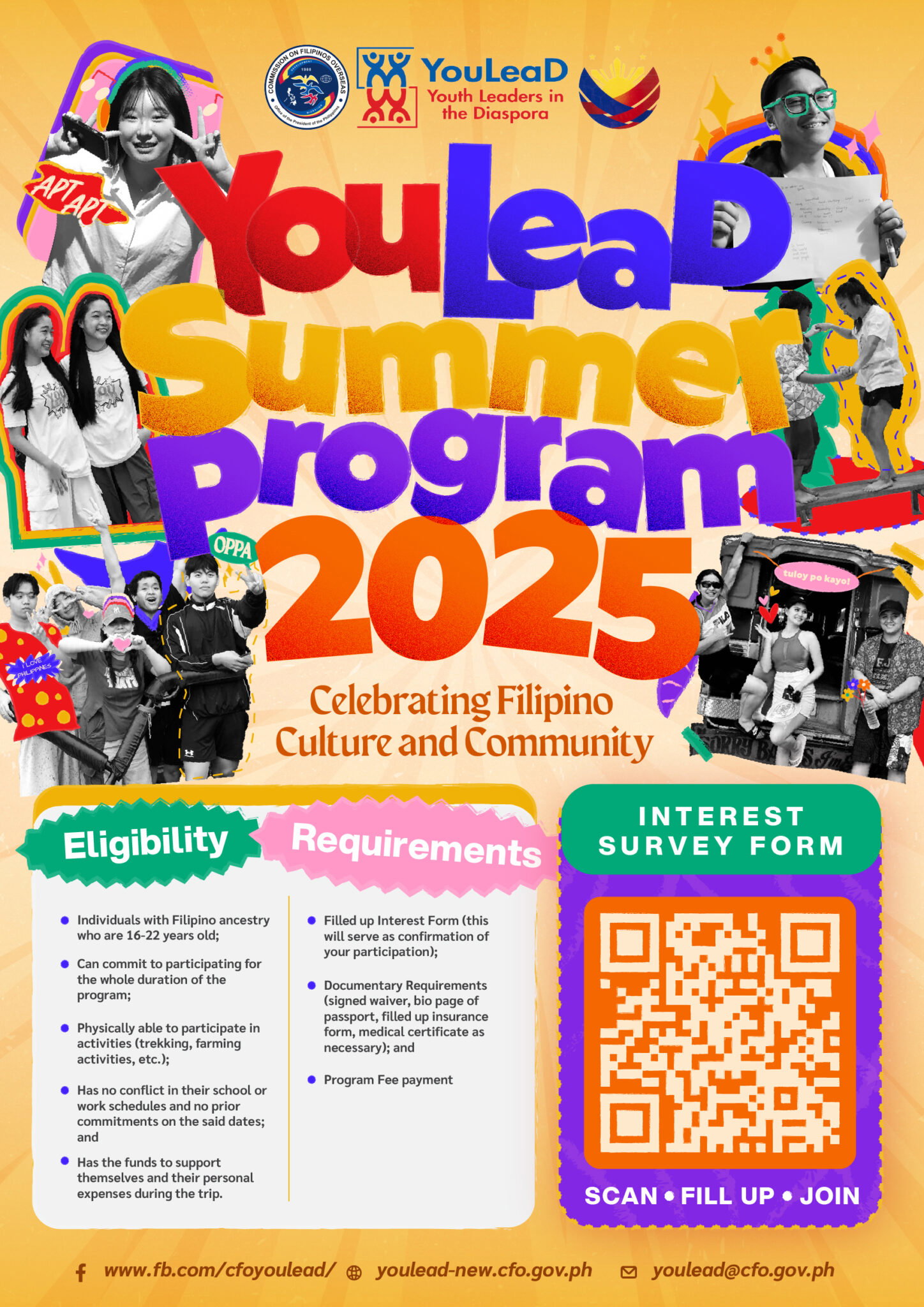 The Philippine Commission on Filipinos Overseas (CFO) invites youths ...